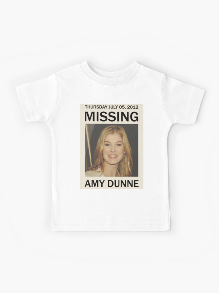"MISSING - AMY DUNNE (GONE GIRL)" Kids T-Shirt for Sale by ...