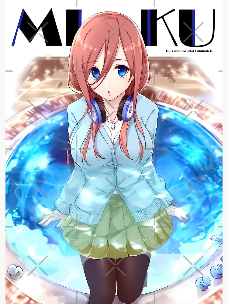"Miku Nakano The Quintessential Quintuplets Drawing For Otaku" Art ...
