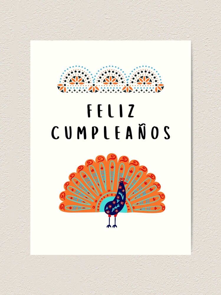 "Feliz cumpleaños (happy birthday in Spanish) (tarjeta de cumpleaños ...