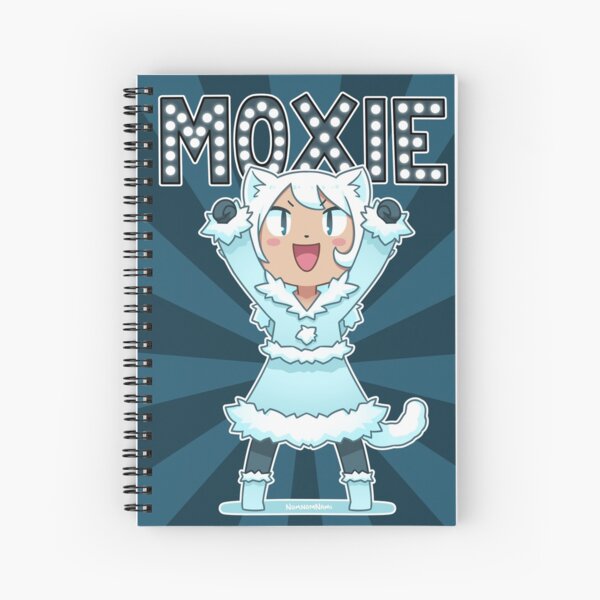 "MOXIE" Spiral Notebook for Sale by nomnomnamiart | Redbubble