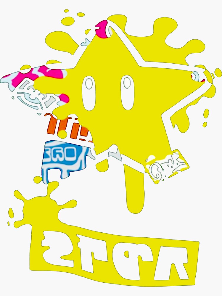 "Splat star" Sticker for Sale by WILLIAMS63 | Redbubble