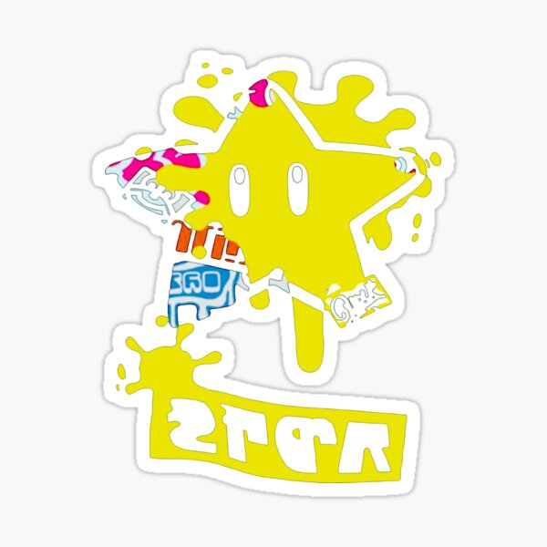 "Splat star" Sticker for Sale by WILLIAMS63 | Redbubble