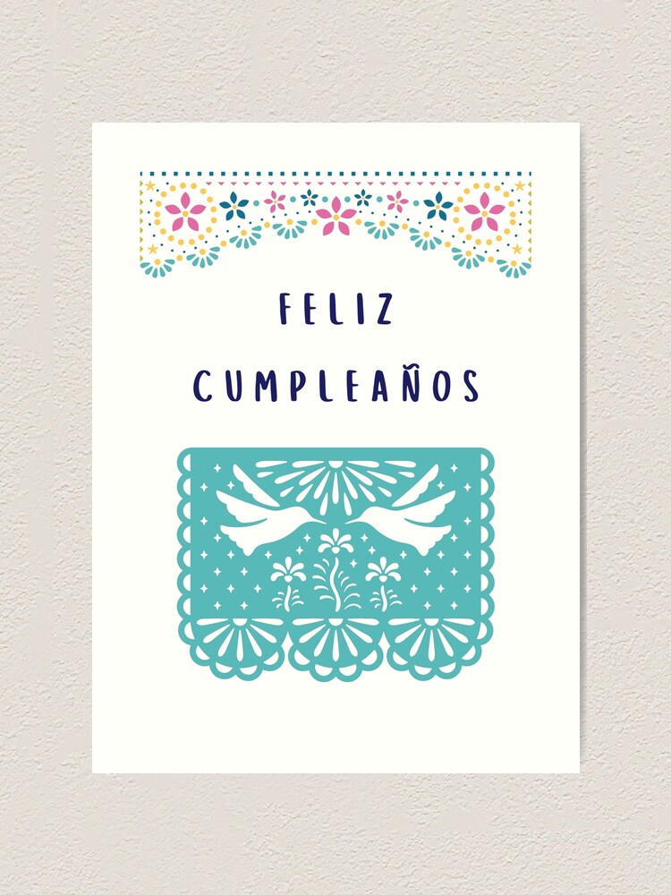 "Feliz cumpleaños (happy birthday in Spanish) (tarjeta de cumpleaños ...