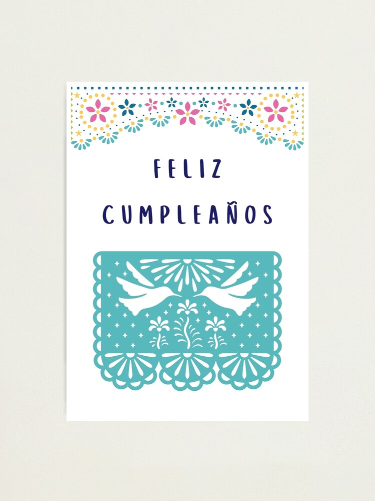 "Feliz cumpleaños (happy birthday in Spanish) (tarjeta de cumpleaños ...