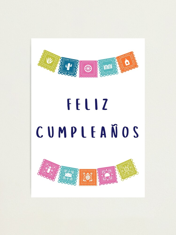 "Feliz cumpleaños (happy birthday in Spanish) (tarjeta de cumpleaños ...
