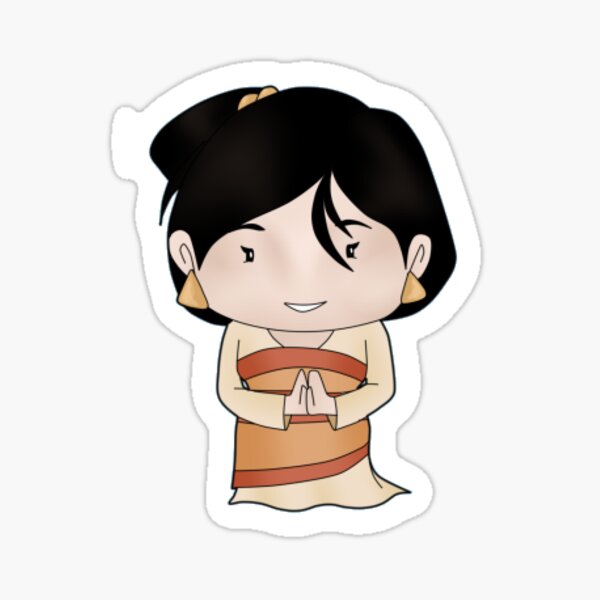 "Princess Su chib" Sticker by jenzii | Redbubble