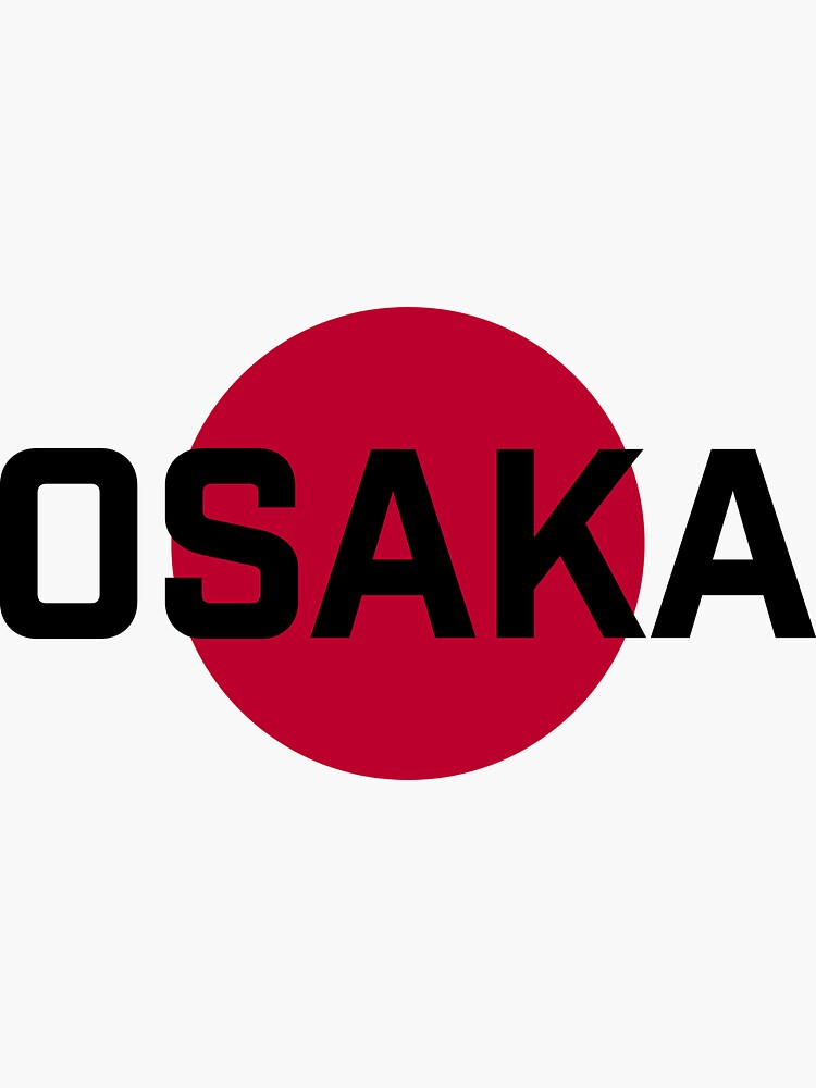 "Osaka Japan Red Disc" Sticker for Sale by irony | Redbubble