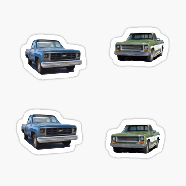 "Chevy 10 Sticker Pack" Sticker for Sale by abtkdesigns | Redbubble