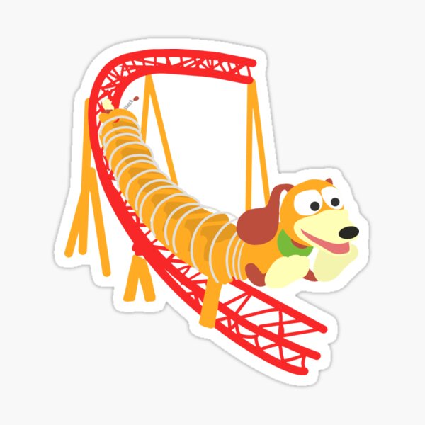 "Slinky dog dash " Sticker for Sale by JayKingA | Redbubble