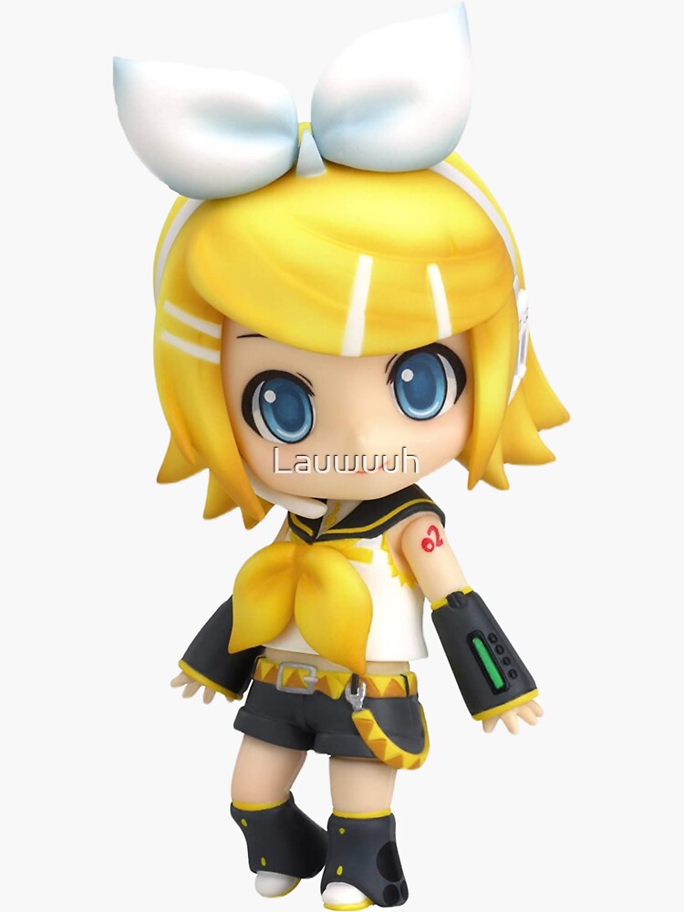 "Kagamine Rin nendoroid" Sticker for Sale by Lauwuuh | Redbubble