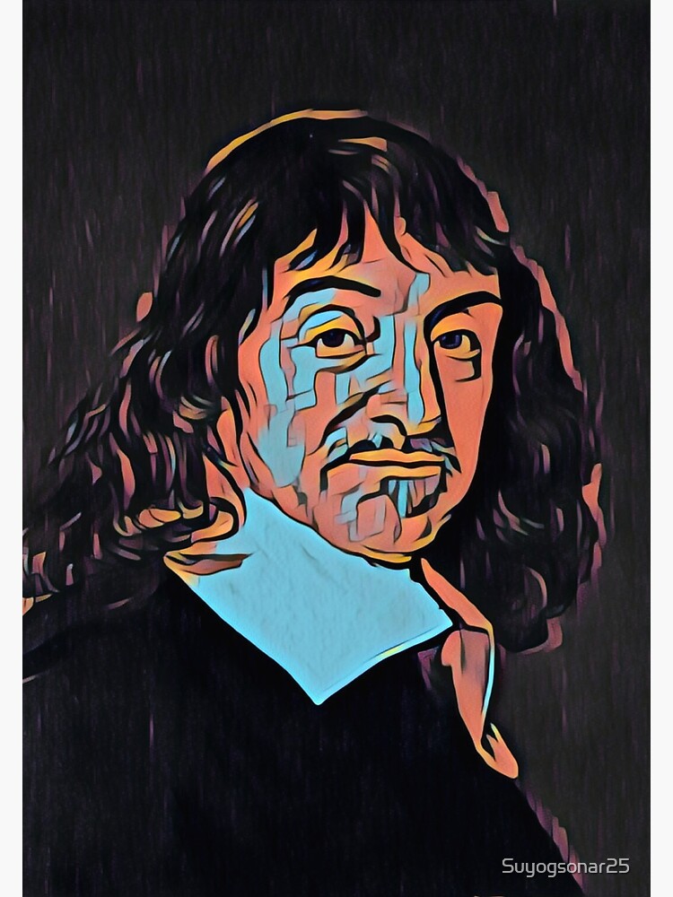 "Rene Descartes Artwork " Poster for Sale by Suyogsonar25 | Redbubble