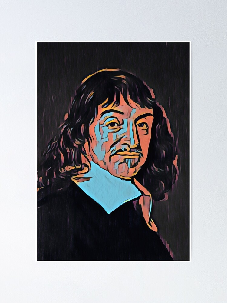 "Rene Descartes Artwork " Poster for Sale by Suyogsonar25 | Redbubble