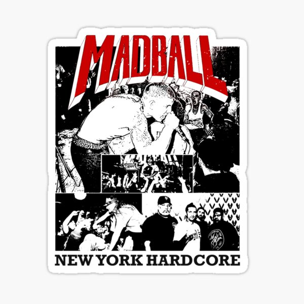 "Madball " Sticker for Sale by EngelbShelt | Redbubble