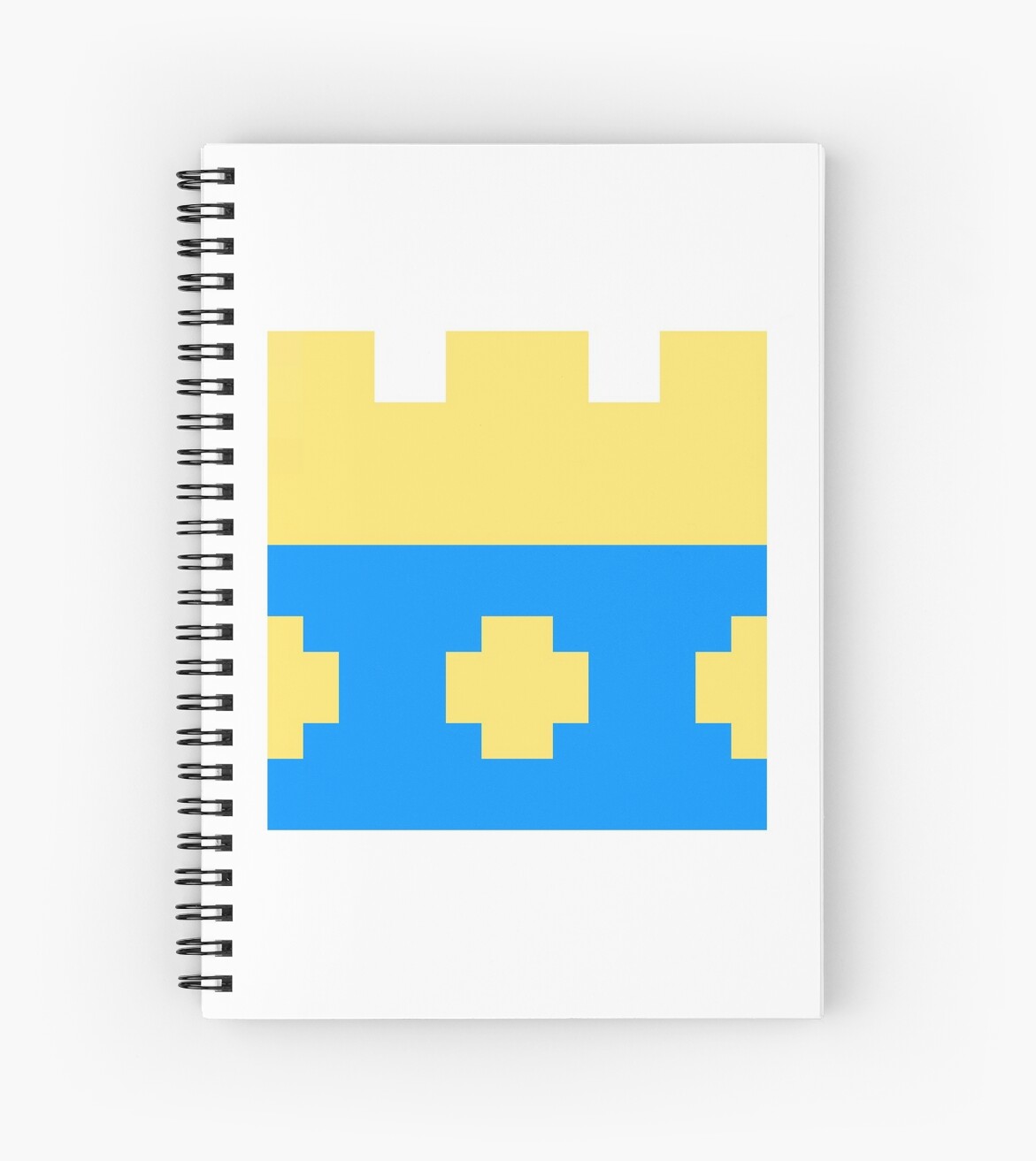 "Pixel Art Clash Royale Crown" Spiral Notebooks by Macta | Redbubble