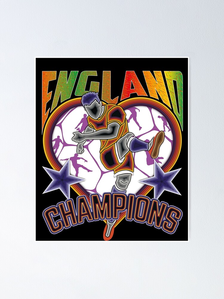 "ENGLAND SOCCER WORLD CUP " Poster for Sale by greatatlas | Redbubble