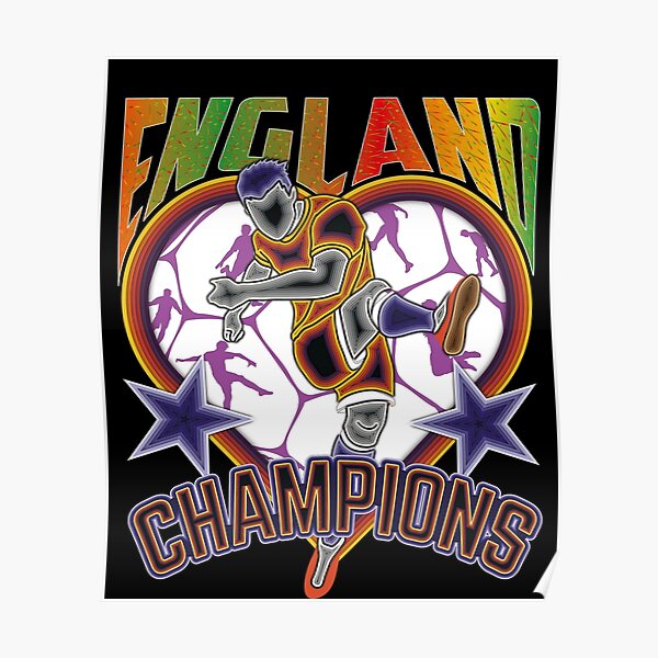 "ENGLAND SOCCER WORLD CUP " Poster for Sale by greatatlas | Redbubble