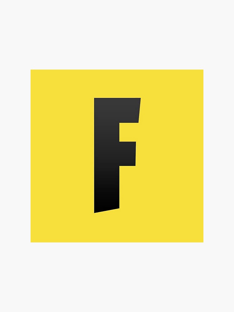 "F logo" Sticker for Sale by sercansezer | Redbubble