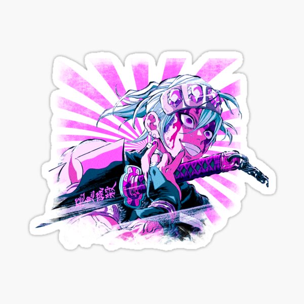"uzui tengen " Sticker for Sale by Sarkitawo | Redbubble