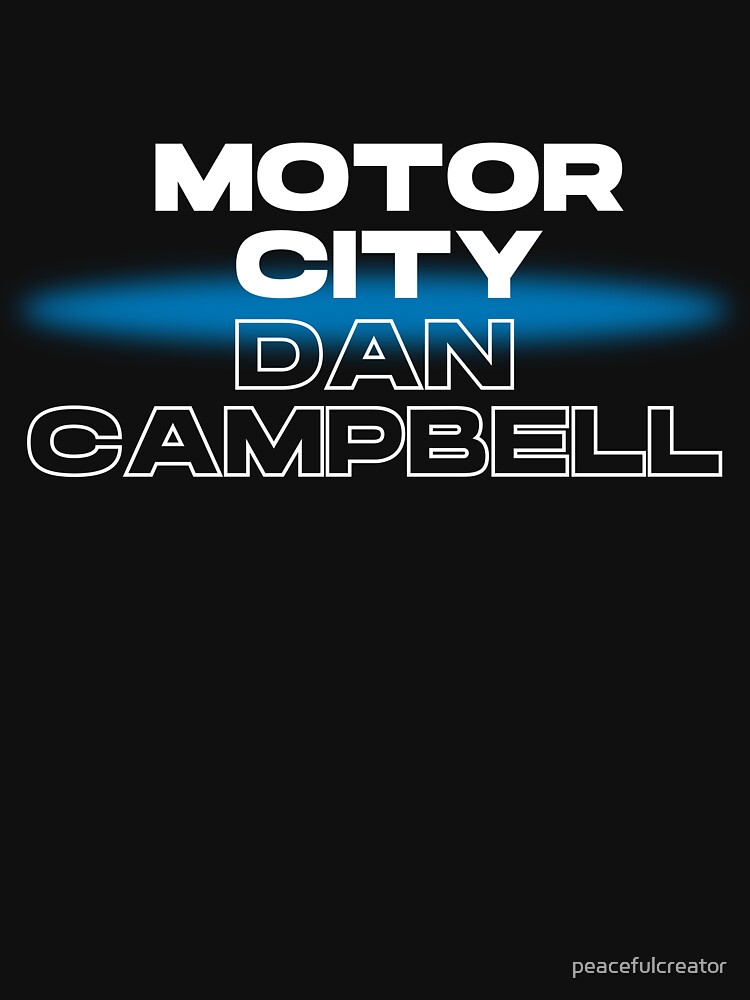 "Motor City Dan Campbell MCDC - Detroit Lions" Essential T-Shirt for ...