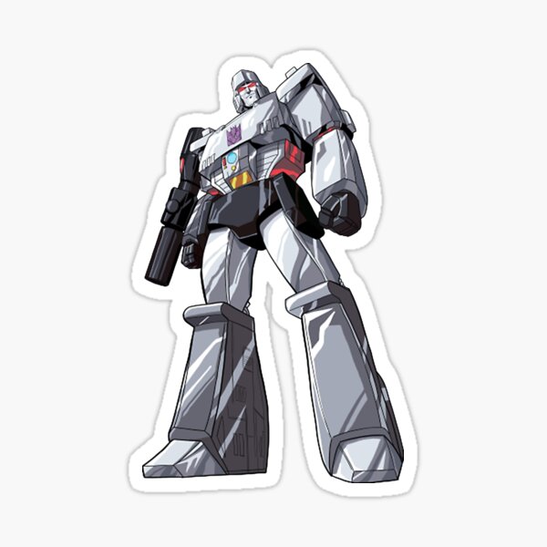 "Mighty Megatron" Sticker for Sale by Miertujenr67 | Redbubble