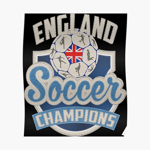 "ENGLAND SOCCER WORLD CUP CHAMPIONS" Poster for Sale by greatatlas ...