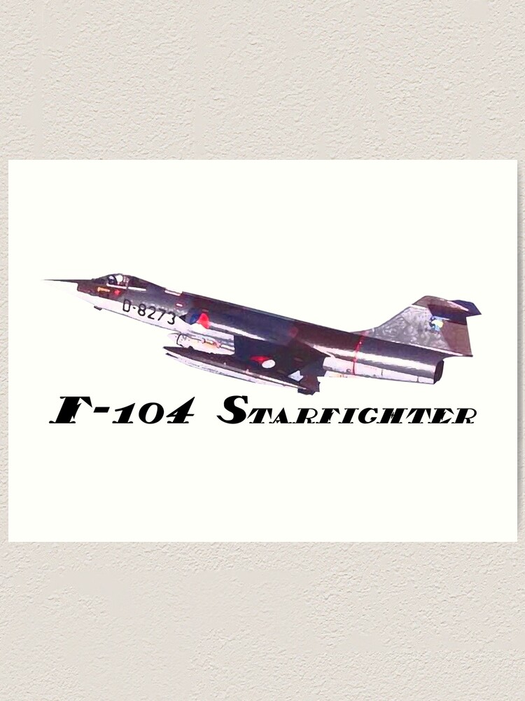 "Lockheed F-104 Starfighter RNLAF Livery " Art Print for Sale by ...