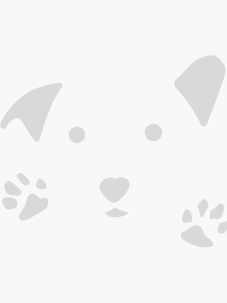 "dog waving number one" Sticker for Sale by BrittanyKeiser3 | Redbubble