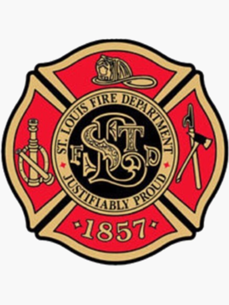 "St. Louis Missouri Fire Department " Sticker for Sale by BellaAuror ...