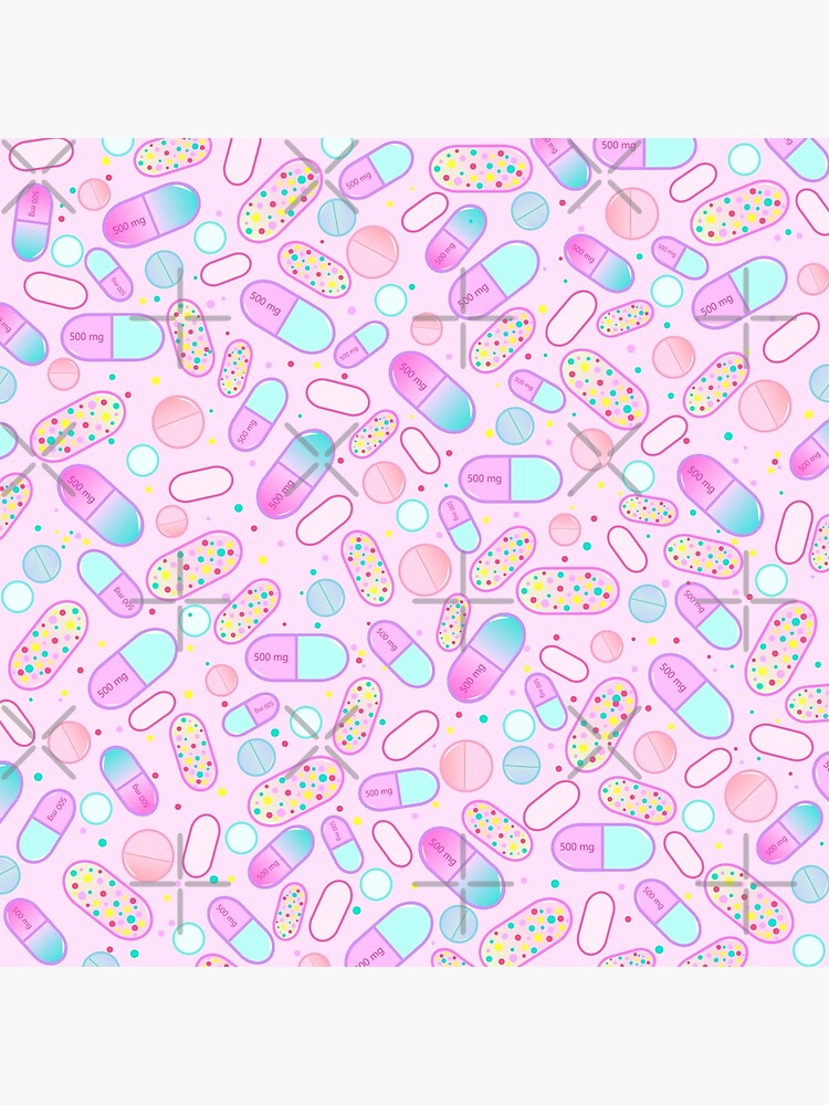 "Pastel Pills" Poster for Sale by underwatercity | Redbubble