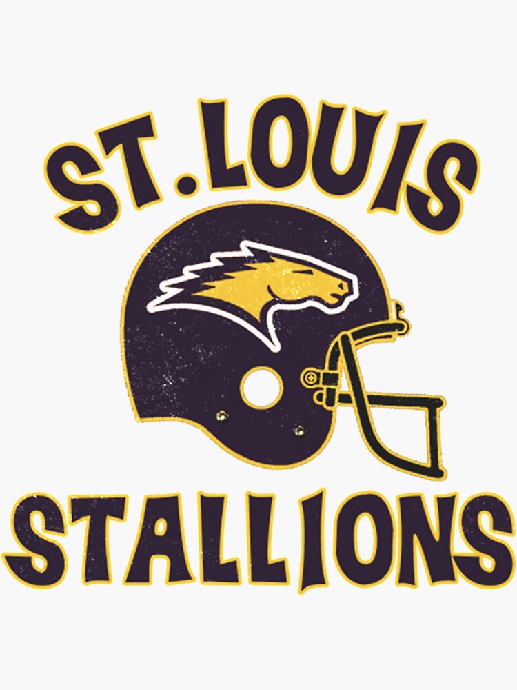 "St. Louis Stallions [Vintage Distressed] " Sticker for Sale by ...