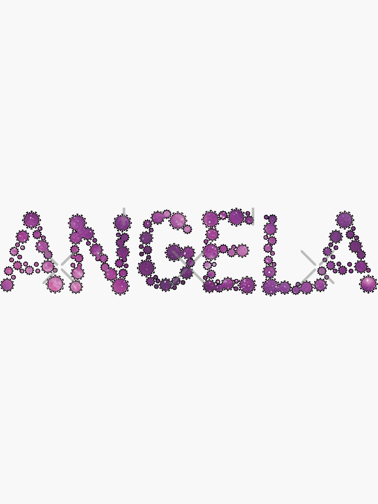 "ANGELA Name III - My name is ANGELA - typography name - Galaxy Vibe ...