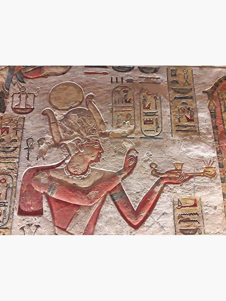 "Pharaoh Ramses I making an offering of incense to the Gods, ancient ...