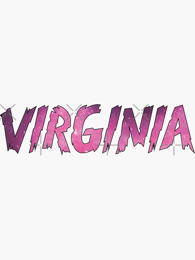 "VIRGINIA Name IV - My name is VIRGINIA - typography name - Galaxy Vibe ...