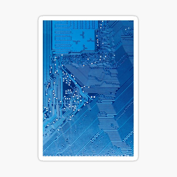 "Electronic circuit board" Sticker for Sale by newsoftbg | Redbubble