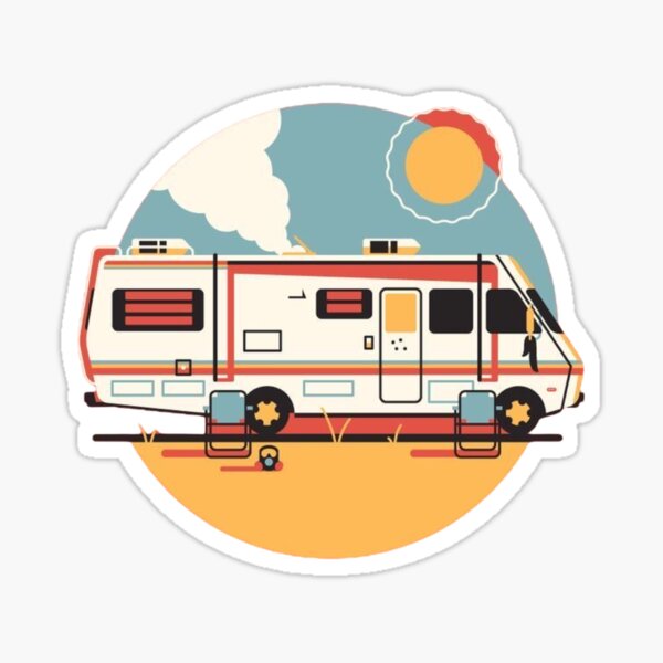 "Breaking Bad Bus" Sticker for Sale by ThePhantasy | Redbubble