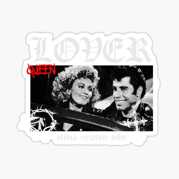 "Lover, Olivia newton John" Sticker for Sale by m1dnightmei | Redbubble