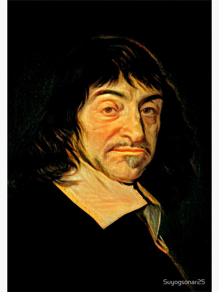 "Rene Descartes Artwork " Poster for Sale by Suyogsonar25 | Redbubble