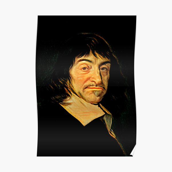 "Rene Descartes Artwork " Poster for Sale by Suyogsonar25 | Redbubble