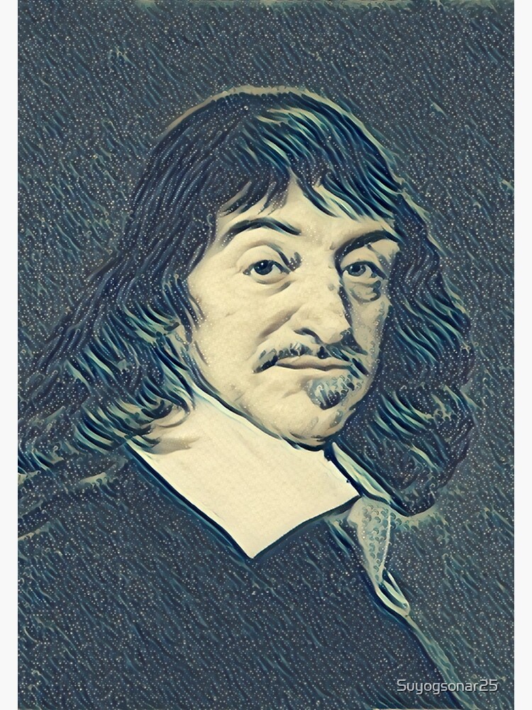 "Rene Descartes Artwork " Poster for Sale by Suyogsonar25 | Redbubble