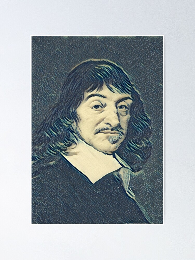 "Rene Descartes Artwork " Poster for Sale by Suyogsonar25 | Redbubble