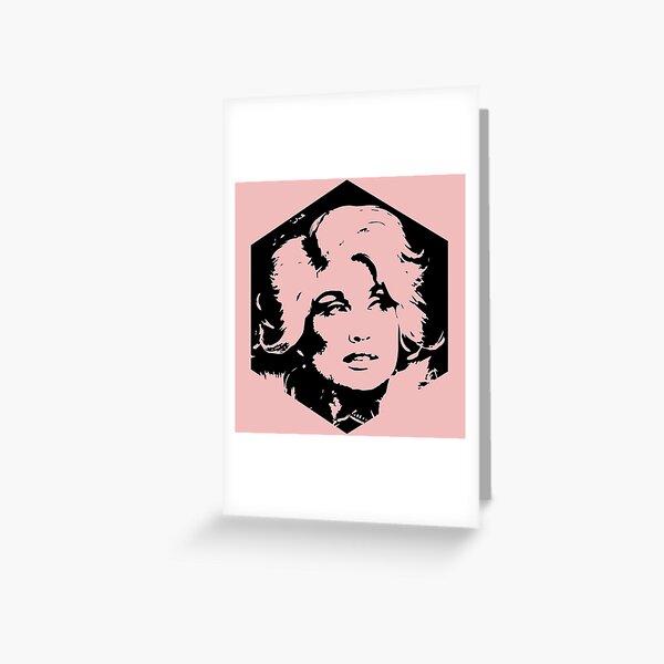 "Dolly Parton American singer-songwriter designs " Greeting Card for ...