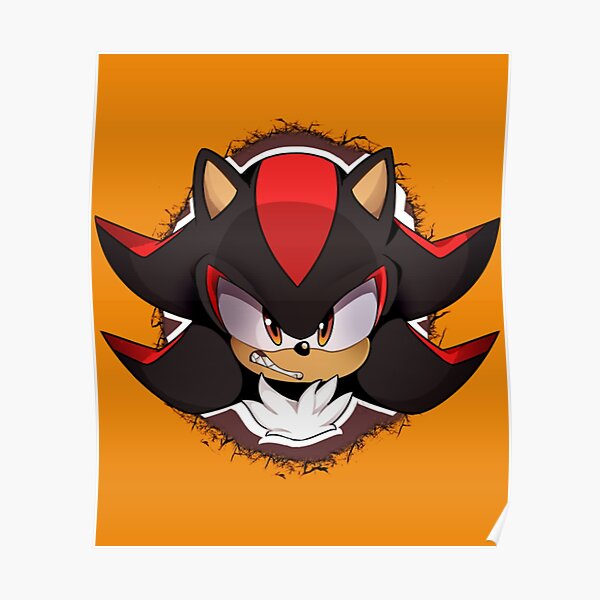 "Shadow the hedgehog - sonic " Poster for Sale by AlbertAmways | Redbubble