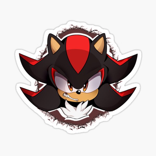 "Shadow the hedgehog - sonic " Sticker for Sale by AlbertAmways | Redbubble