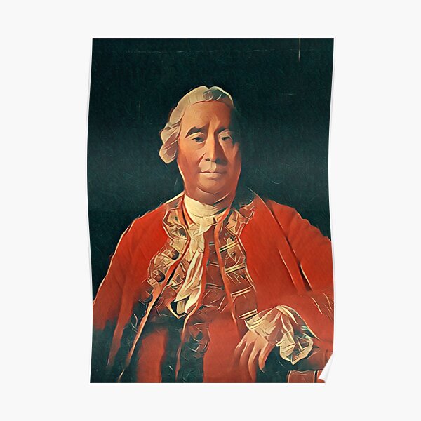 "David Hume Artwork " Poster for Sale by Suyogsonar25 | Redbubble