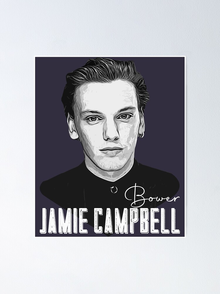 "Mens Funny Jamie Campbell Bower Awesome For Music Fans" Poster for ...