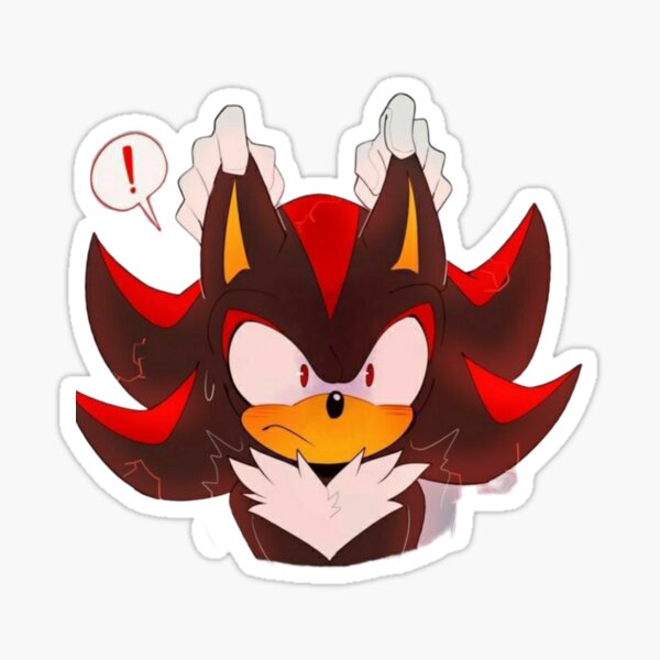 "Shadow The Hedgehog" Sticker for Sale by AlbertAmways | Redbubble