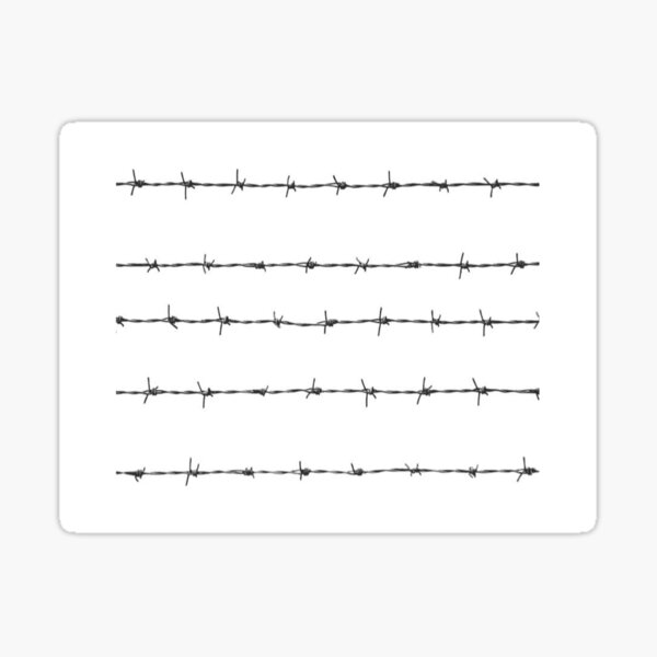 Barbed Wire Stickers | Redbubble