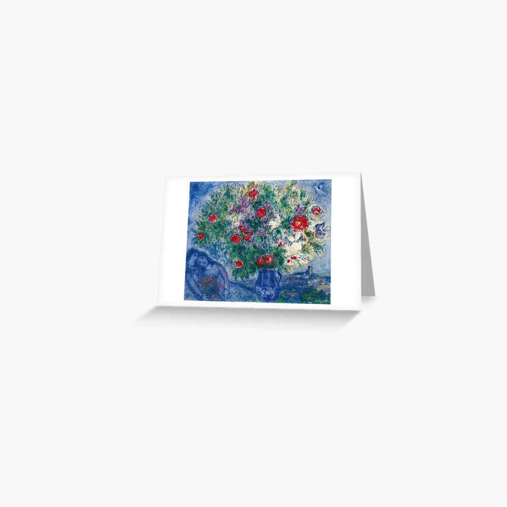 "The blue vase by marc chagall" Greeting Card for Sale by Megaplus ...