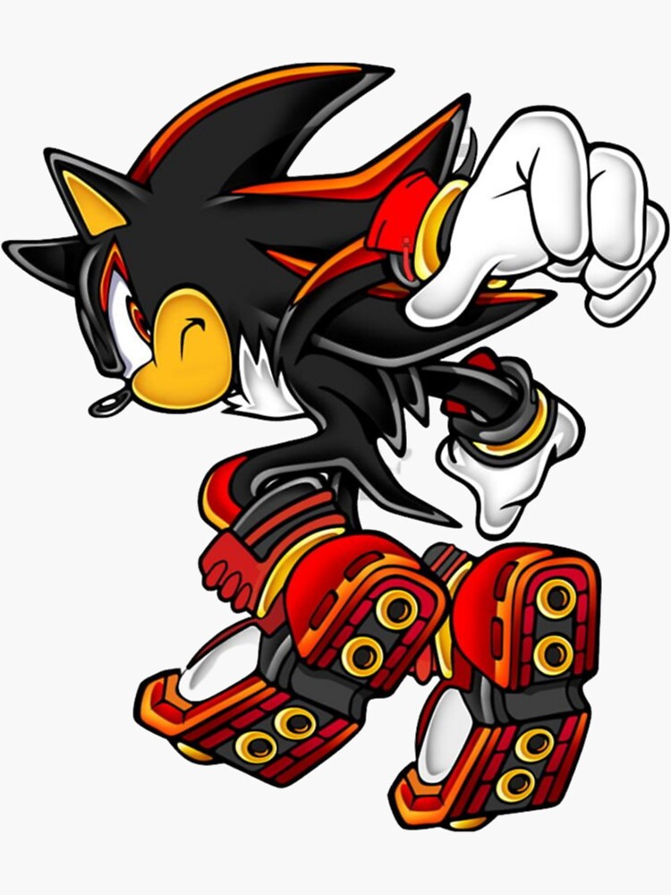 "Shadow The Hedgehog " Sticker for Sale by AlbertAmways | Redbubble