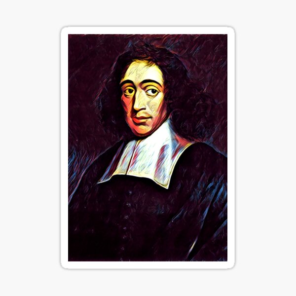 "Baruch Spinoza Artwork " Sticker for Sale by Suyogsonar25 | Redbubble